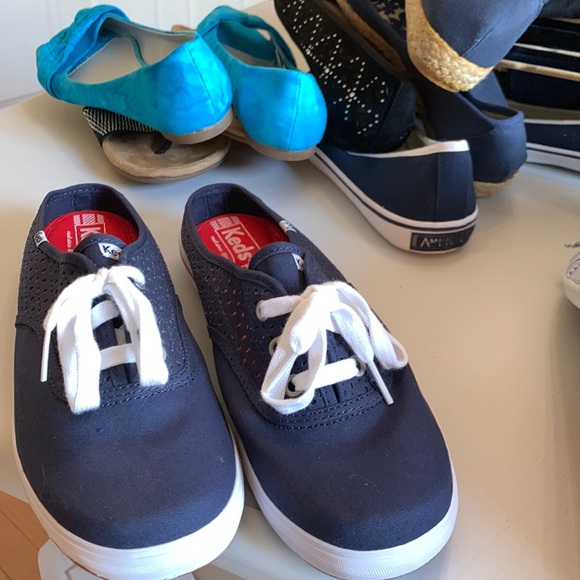 Keds | Shoes | Keds Mule Slide With Perforated Cutout Brand New M Navy ...